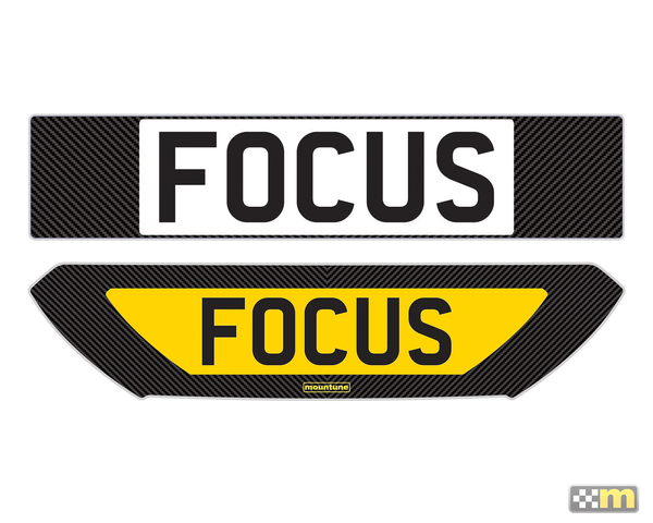 Bespoke Number Plates [Mk3 Focus ST] - mountune